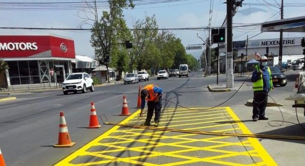 En San Fernando, municipio refuerza demarcación vial en el centro de la ...